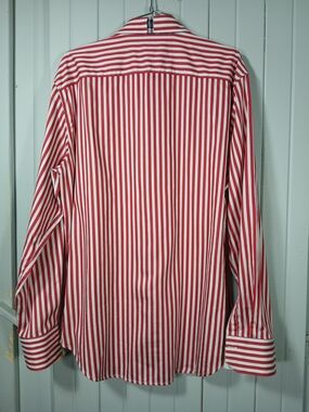 Robert Graham | Shirts | Robert Graham Red And White Vertical Stripe ...